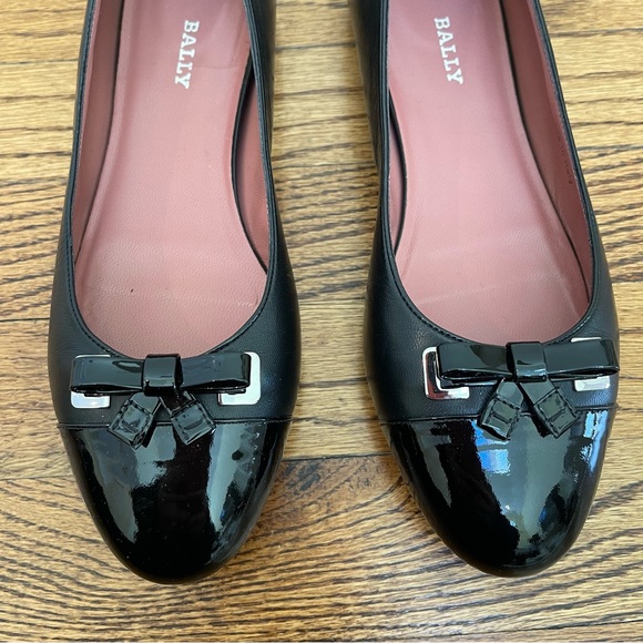 Bally | Shoes | Bally Bowdetail Leather Ballerina Shoes | Poshmark
